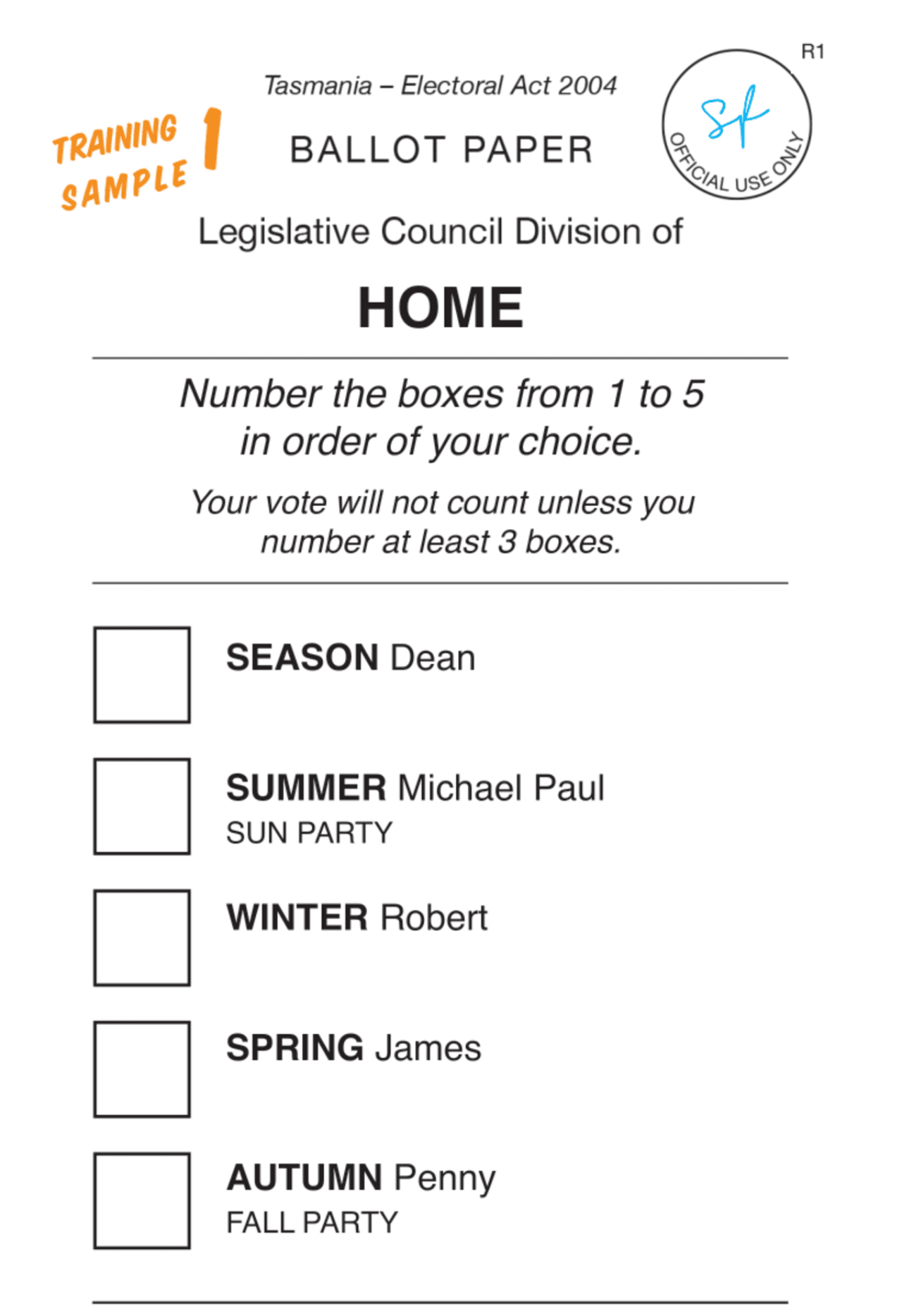 How to vote in the Tasmanian State Election - Harmony Votes